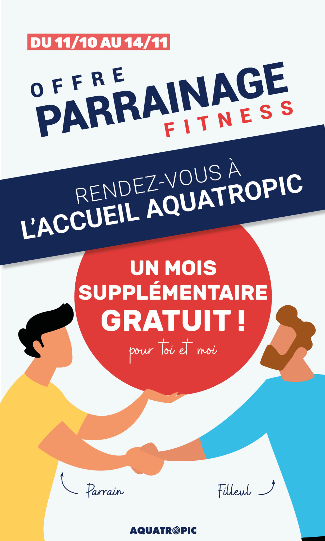 Offre parrainage Fitness - AQUATROPIC Nîmes